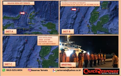 ABK Kapal Asing Jatuh Di Perairan Batang Dua Basarnas Lakukan