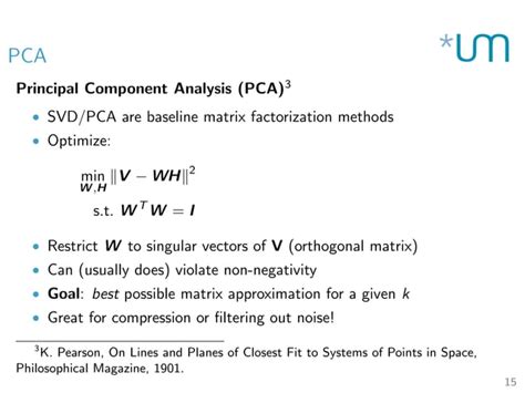 Low Rank Matrix Approximations In Python By Christian Thurau Pydata 2014 Pdf