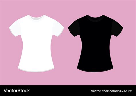 Woman T Shirt Design Template Royalty Free Vector Image