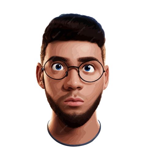 Premium Vector Young Smiling Man Avatar 3d Vector People Character