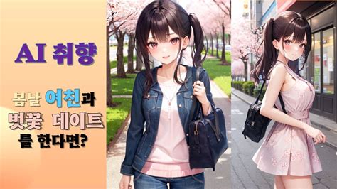 Ai 2d 그림 더빙 여자친구와 벗꽃 데이트 룩북 Lookbook Youtube