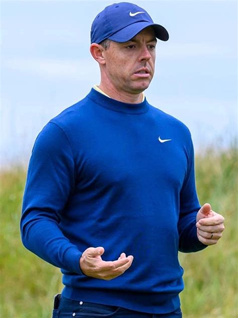 Rory Mcilroy Genesis Scottish Open Blue Sweatshirt Victoria Jacket