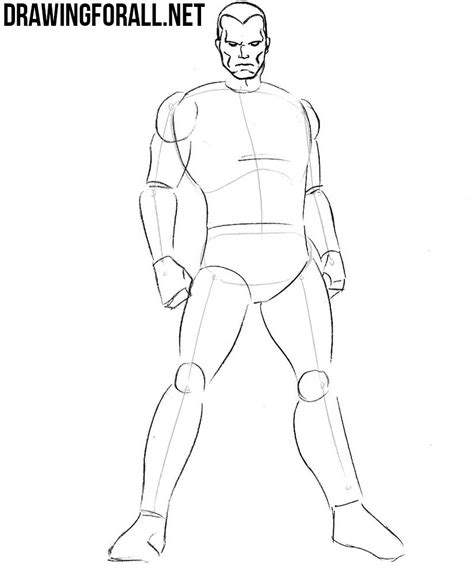 How To Draw Colossus From X Men
