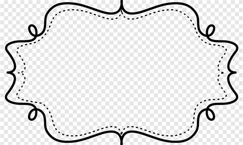 เส้นขอบและกรอบข้อความกรอบข้อความ พื้นที่ สีดำ Png Pngegg