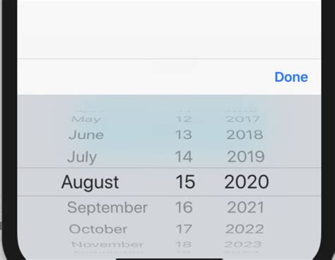 Ios Is There Is A Way To Show Old Date And Time Picker In Swift