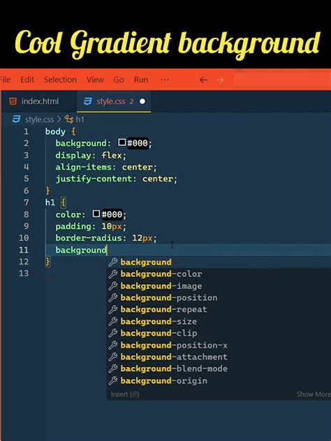 How To Create A Cool Gradient Background For Text In Html Csscoding Programming Csshtml