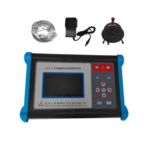 Handheld Automatic Earth Grounding Resistance Tester Grounding Down