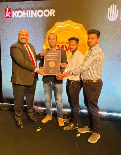 Ganesh Jadhav On Linkedin Kohinoordevelopers Realestaterecognition Partnerappreciation