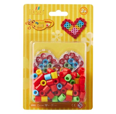 Hama Ironing Bead Set Maxi Heart 100 Pcs Billig