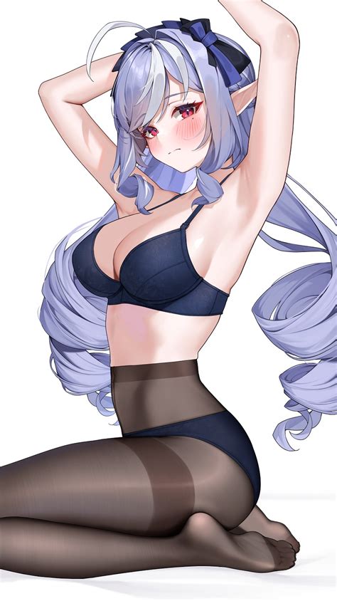 Matrix16 Vivian Banshee Zenless Zone Zero Bad Id Bad Pixiv Id Highres 1girl Armpits Arms