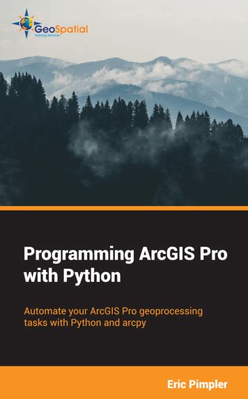 Programming Arcgis Pro With Python
