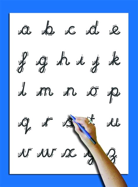 WRITE N WIPE POSTER PEN CURSIVE Autopress Education