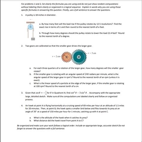 Solved Precalculus Help Ive Done Some Of These On My Own