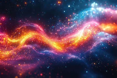 String Theory Depiction Of Quantum Strings Showcasing The Subtle