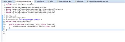 Angularjs Springboot Index Not Read Stack Overflow