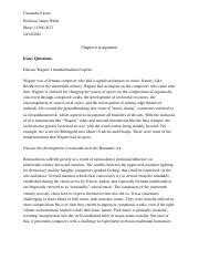 Chapter 6 Assignment Pdf Cassandra Castro Professor James White Music