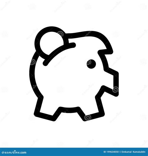 猪存钱罐图标或标识孤立符号符号矢量图插图 向量例证 插画 包括有 横幅提供资金的 市场 收入 商业 199634050