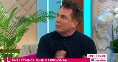 John Barrowman Tells Lorraine That Flashing Was