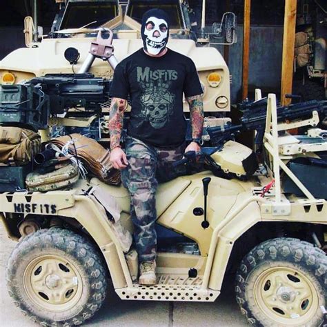 Us Marine Corps Marsoc Raider On An All Terrain Vehicle Fitted With An