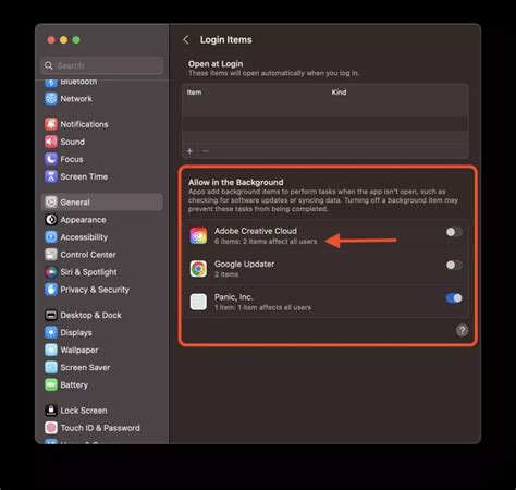 Background Items Added Other Developers Items In Macos