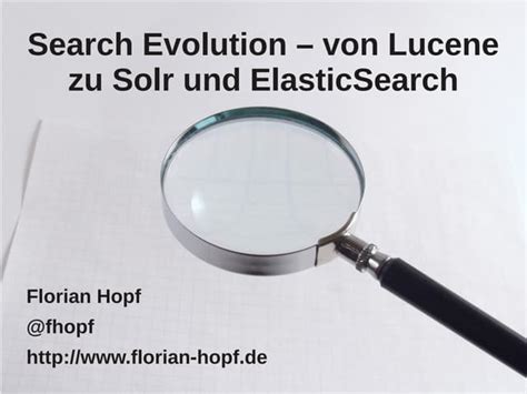 Search Evolution Von Lucene Zu Solr Und Elasticsearch Pdf