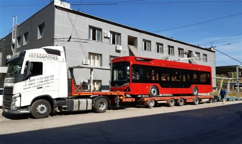 ПК Транспортные системы отправила первые троллейбусы «Адмирал для