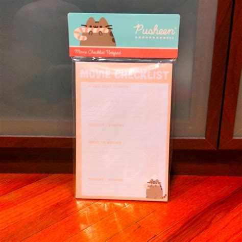 Pusheen Office Movie Checklist Notepad By Pusheen Poshmark