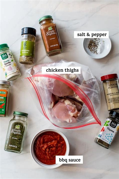 Baked Bbq Chicken Thighs The Almond Eater