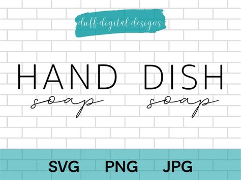 Hand Soap Dish Soap Svg Soap Dispenser Cut File For Cricut Hand
