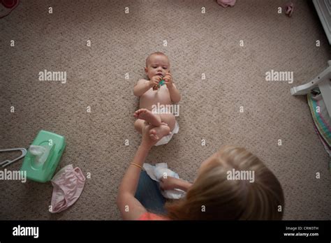 Diaper Change Hi Res Stock Photography And Images Alamy