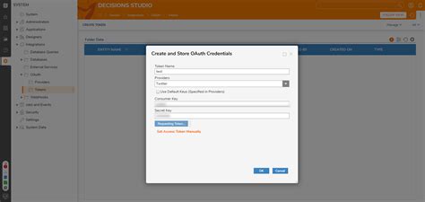 Creating Oauth Tokens Oauth