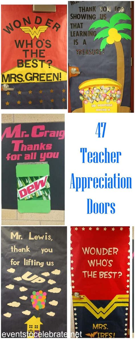 47 Teacher Appreciation Doors Party Ideas For Real People