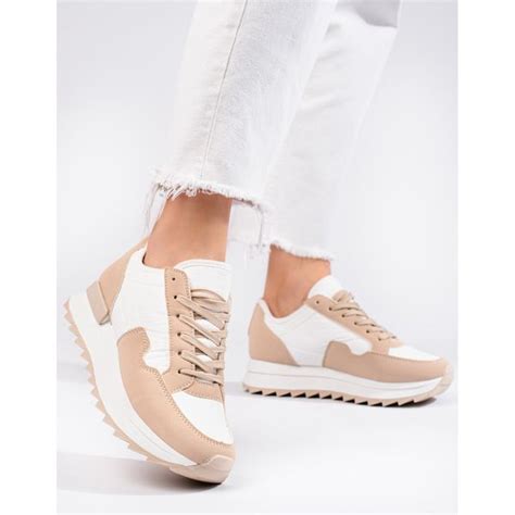 Sneakersy Damskie Gruba Podeszwa Potocki R Arena Pl
