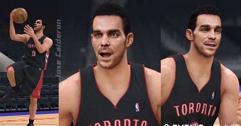 Nba 2k23 Jose Calderon Retro Cyberface Raptors Shuajota Nba 2k24