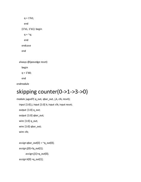Verilog Code All Pdf