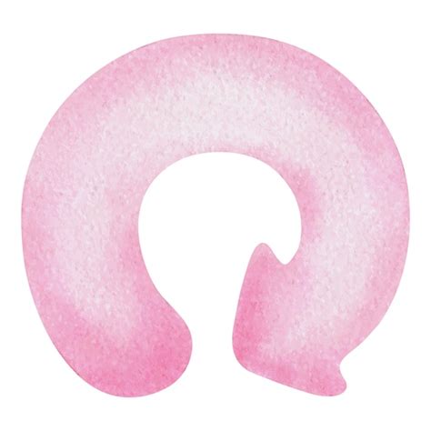 Une Simple Flèche Aquarelle Rose Forme De Flèche Aquarelle Vecteur Premium