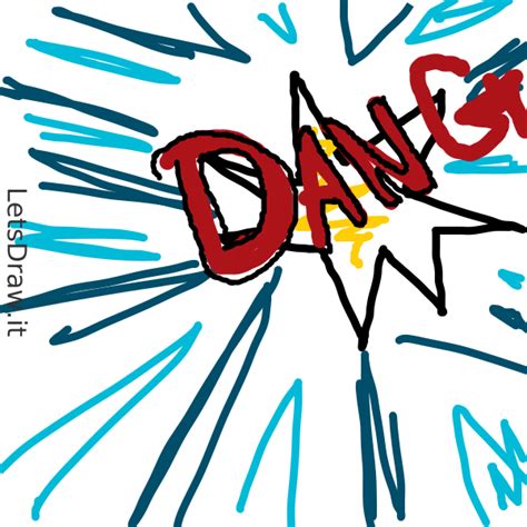How To Draw Danger Ds7hqnss1 Png LetsDrawIt
