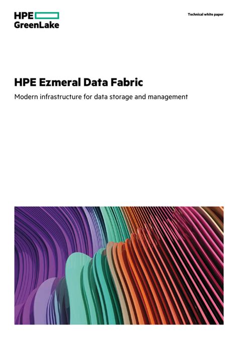 Hpe Ezmeral Data Fabric Software 31 Min Read Time