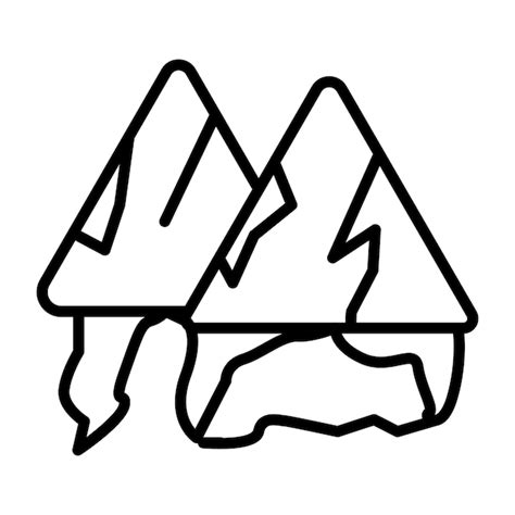 Premium Vector Terrain Vector Illustration