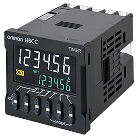Omron Surface Mounted 100 To 240v Ac 12 To 48v Dc 24v Ac Digital Timer 811tu4 H5cc A Grainger