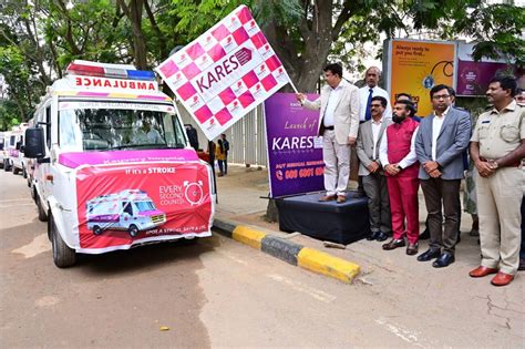 Kauvery Hospital Launches 15 State Of The Art Ambulances Through Kares