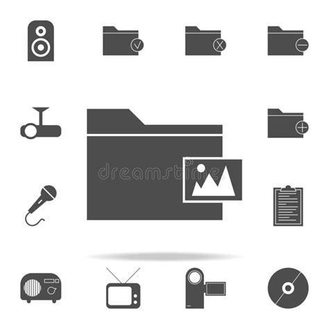 Folder With Pictures Icon Web Icons Universal Set For Web And Mobile