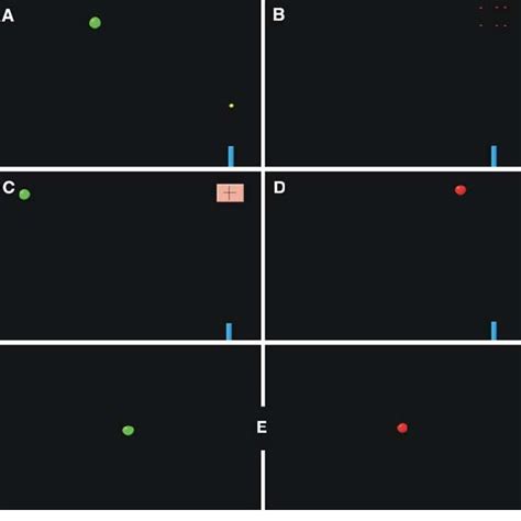 a the main interception task the moving green target travelling to the