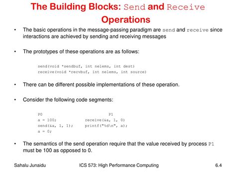 Ppt Programming Using The Message Passing Paradigm Powerpoint