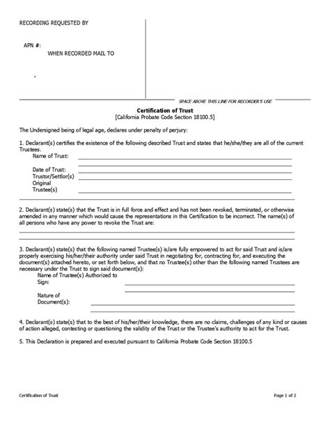 Free Deed Of Trust Form Pdf Word Deed Of Trust And Promissory Note