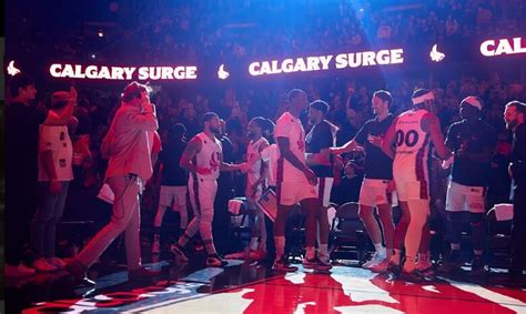 Hockey Town Calgary Surge Set Basketball League Attendance Record At