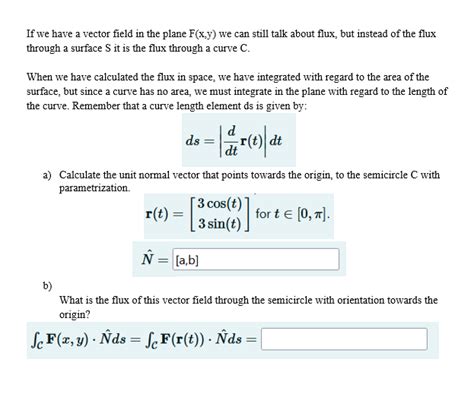 Solved If We Have A Vector Field In The Plane F X Y ﻿we Can