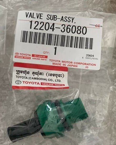 Genuine Toyota Valve Sub Assy Ventilation Automotive Parts Niront