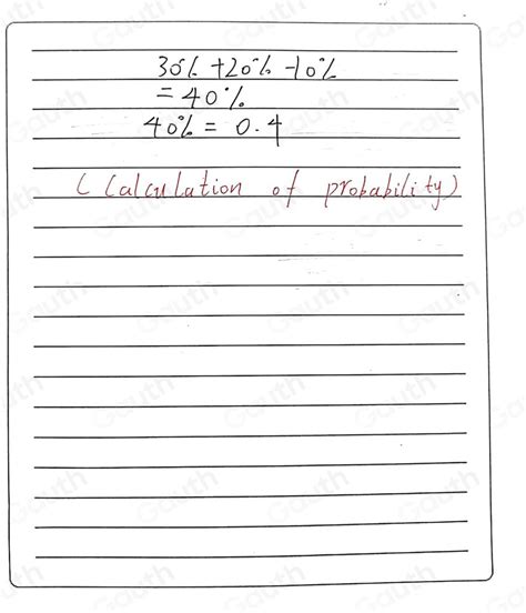 Solved In A Class 30 Of The Students Play Basketball 20 Of The