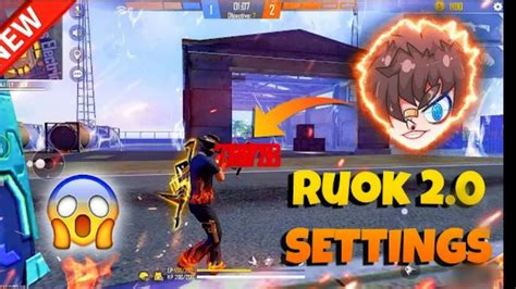 Ruok Ff Settings 🇹🇭🖱️ Headshot Sensitivity In Mobile🔥 Free Fire